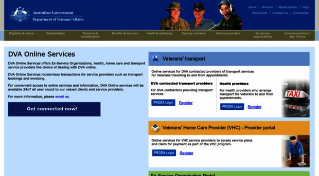 connect.dva.gov.au - DVA Online Services - Connect DVA Gov
