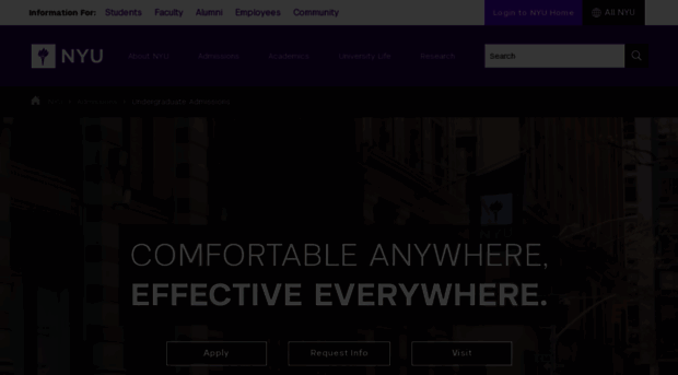 connect.nyu.edu - Undergraduate Admissions - Connect Nyu