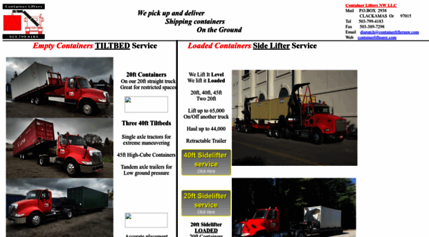 container-lifters-nw.com - Container Lifters NW - Contain ...