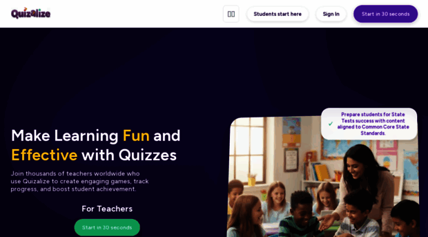 content.quizalize.com - Quizalize - Easily differentia... - Content ...
