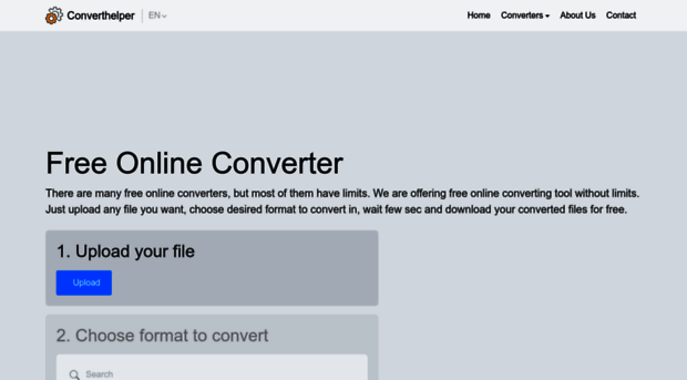 converthelper.net - Free Online Converter - Converthelper