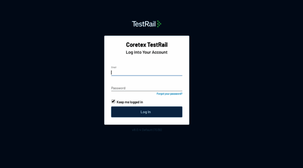 coretex.testrail.net - Login - TestRail - Coretex Test Rail