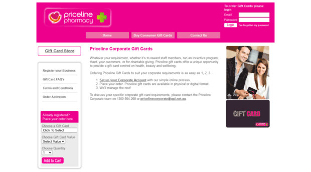 corporate.pricelinegiftcard.com.au - Buy Corporate Gift Cards | Gre ...