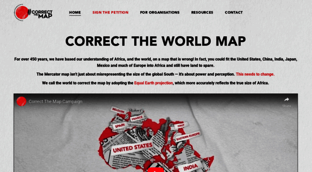 correctthemap.org - Home | Correct The Map - Correct The Map