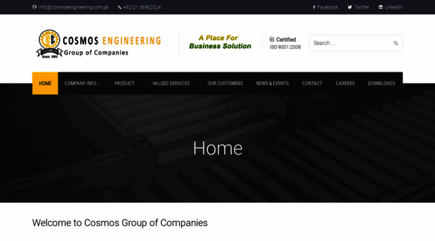 cosmosengineering.com.pk - Cosmos Engineering – Engineeri... - Cosmos Engineering