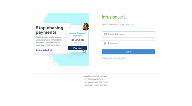 cp208.infusionsoft.app - Sign in to Infusionsoft - Cp 208 Infusionsoft