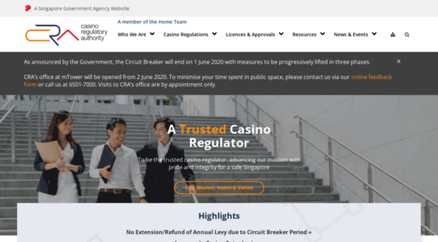 cra.gov.sg - CRA | Home - CRA