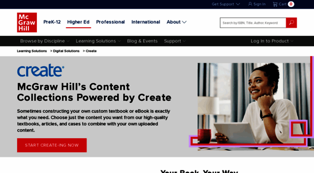 createwp.customer.mheducation.com - Create. Build Your Book. Your ...