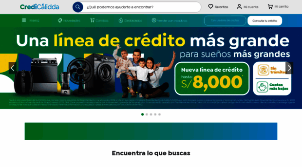 credicalidda.com.pe - CrediCálidda | El Marketplace ... - Credi Calidda