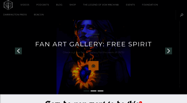 critrole.com.au - Home | Critical Role - Crit Role