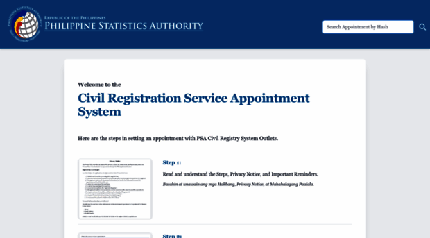 crs-appointment.psahelpline.ph - CRS Appointment System - CRS Appointment Psahelpline