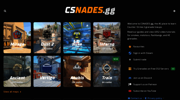csnades.gg - CSNADES.gg - Counter-Strike 2 ... - CSNADES