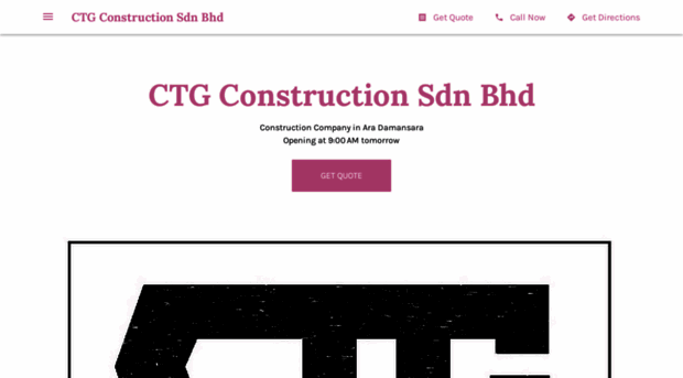 ctg-construction-sdn-bhd.business.site - CTG Construction Sdn Bhd - Con ...