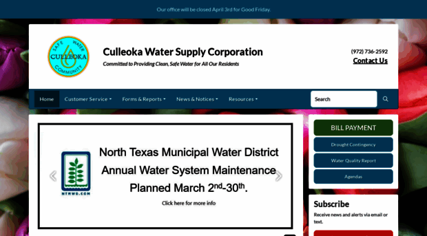 culleoka.org - Home | Culleoka Water Supply C... - Culleoka
