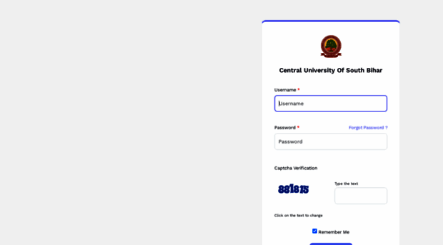 cusb.samarth.ac.in - Login - Samarth eGov Suite - Cusb Samarth