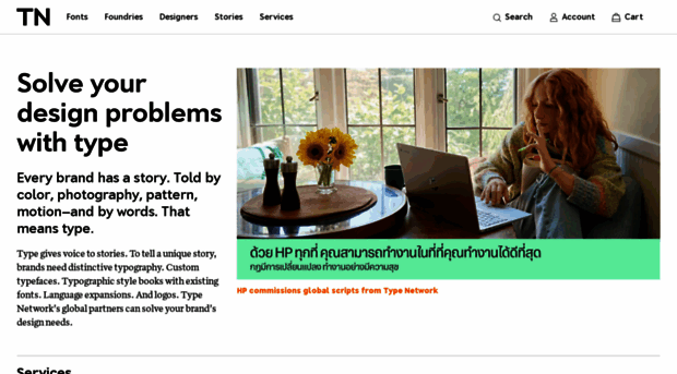custom.typenetwork.com - Typographic design services | ... - Custom ...