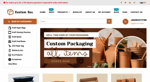 custombox.pk - Good Packaging Protects your P... - Custom Box
