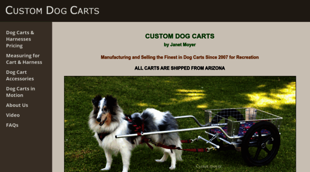 customdogcarts.com - CUSTOM DOG CARTS | Manufacturi... - CUSTOM DOG CARTS