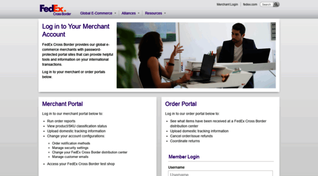 customertools.crossborder.fedex.com - Log in to Your FedEx Cross Bor ...