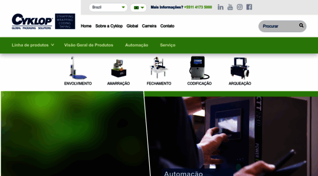 cyklop.com.br - Maquinas e materiais de embala... - Cyklop