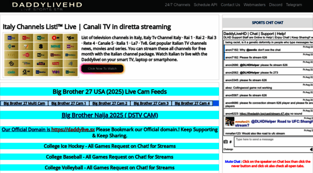 daddylive.mp - DaddyLiveHD - Live Sports Stre... - Daddy Live