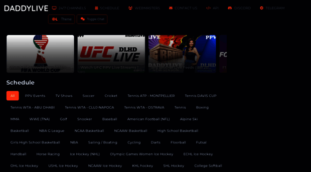 daddylive.sx - DaddyLiveHD - Live Sports Stre... - Daddy Live