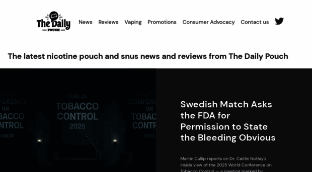 daily-pouch.com - Nicotine Pouch and Snus News -... - Daily Pouch
