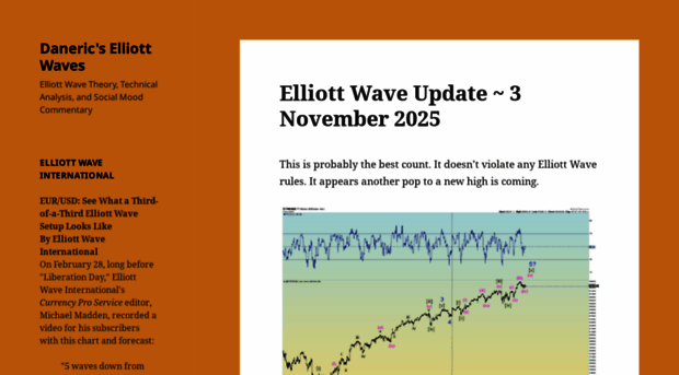 danericselliottwaves.org - Daneric's Elliott Waves –... - Daneric S ...