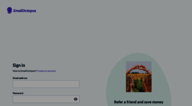 dashboard.emailoctopus.com - Sign in – EmailOctopus - Dashboard Email ...