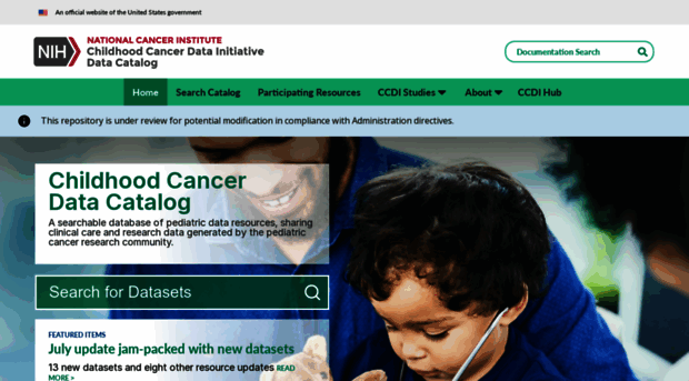 datacatalog.ccdi.cancer.gov - CCDC - Childhood Cancer Data C... - Data ...