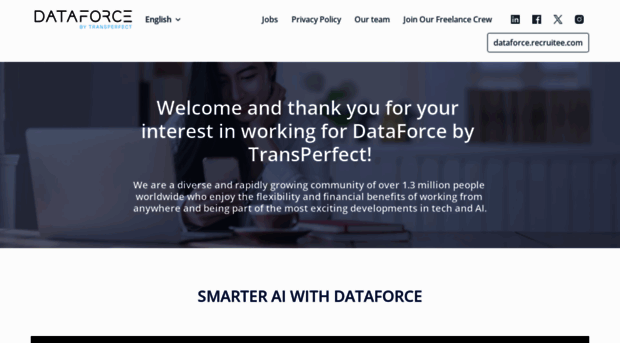 dataforce.recruitee.com - DataForce Career Page - Data Force Recruitee