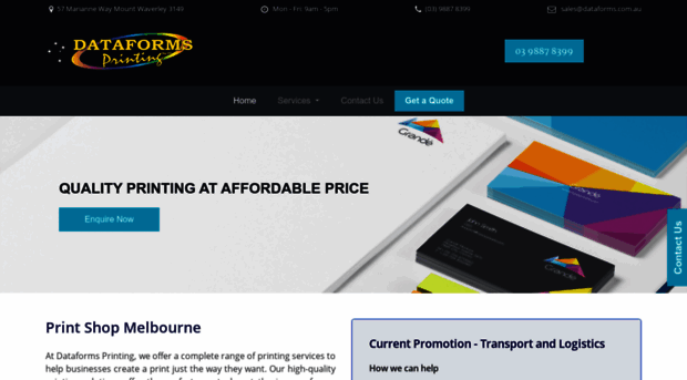 dataforms.com.au - Printing Shop in Glen Waverley... - Dataforms