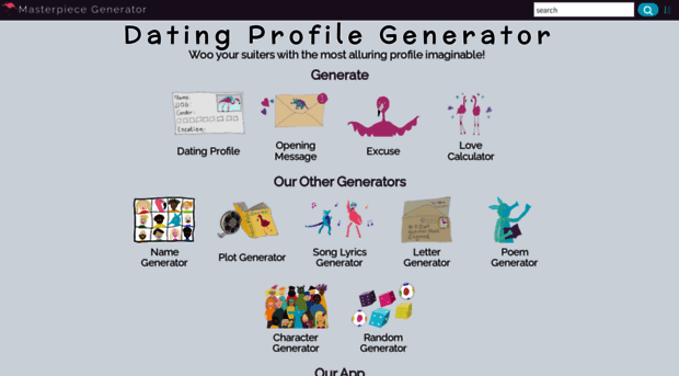 dating-profile-generator.org.uk - Dating Profile Generator - Dating ...