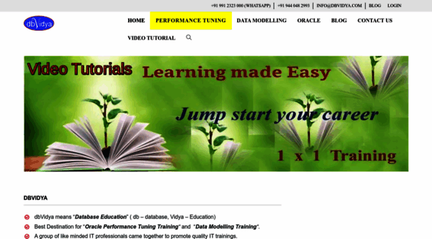 dbvidya.com - Oracle Performance Tuning Trai... - Dbvidya