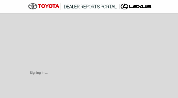 dealerreports.toyota.ca - dealer-portal-app - Dealer Reports Toyota