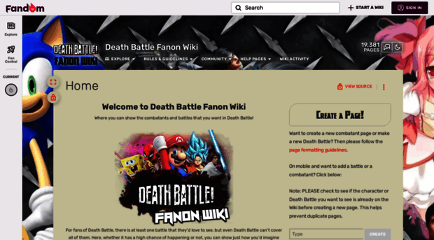 deathbattlefanon.fandom.com - Death Battle Fanon Wiki | Fand... - Death ...