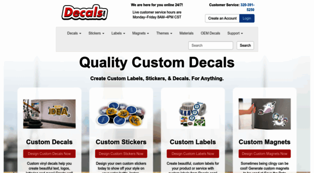decals.com - Create Custom Vinyl Decals, St... - Decals