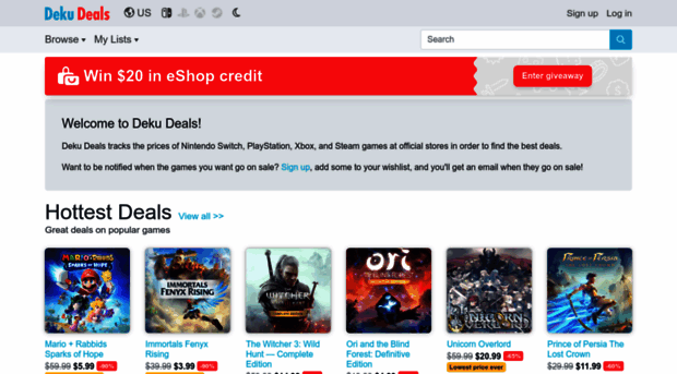 dekudeals.com - Deku Deals - Nintendo Switch p... - Deku Deals