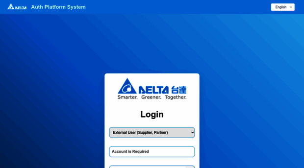 deltaauthz.deltaww.com - Auth Platform System - Delta Auth Z Deltaww