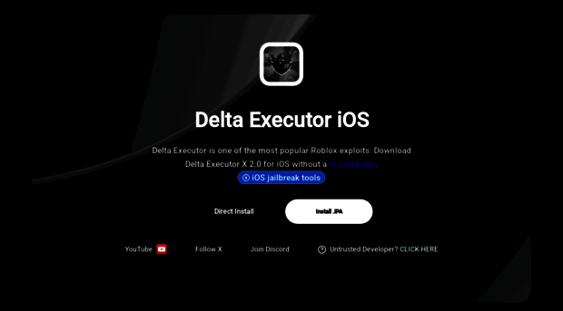 deltaios-executor.com - Delta Executor iOS without a c... - Delta IOS ...