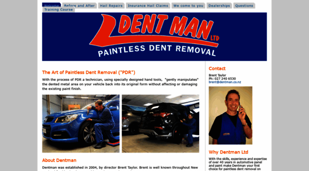 dentman.co.nz - Welcome - Dentman - Dentman