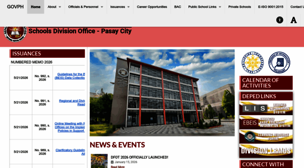depedpasay.ph - Schools Division Office - Pasa... - Deped Pasay