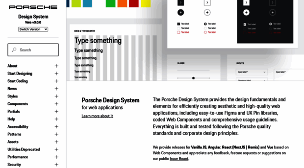 designsystem.porsche.com - Porsche Design System - Design System Porsche
