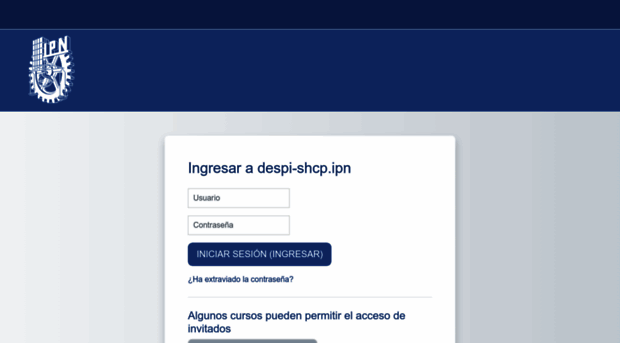 despi-shcp.ipn.mx - Ingresar al sitio | despi-shcp... - Despi Shcp Ipn