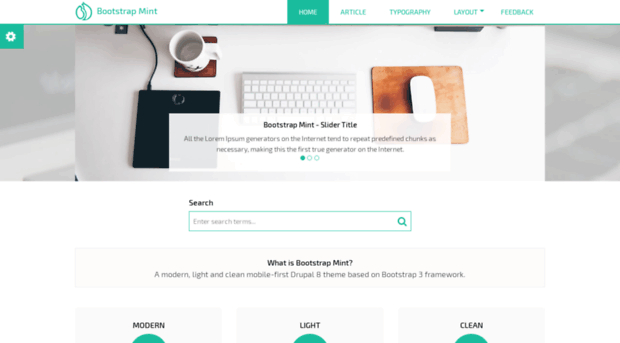 dev-mint.pantheonsite.io - Home | Bootstrap Mint - Dev Mint Pantheonsite