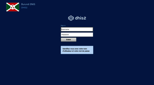 dhis.dsnis.bi - Burundi SNIS - Dhis D SNIS