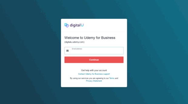 digitalu.udemy.com - Sign in to Digital University - Digital U Udemy