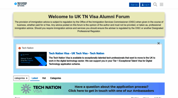 discourse.tnvisaforum.org - UK Tech Nation Visa Forum - Th ...