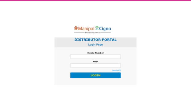 distributors.manipalcigna.com - ManipalCigna - Login Page ...