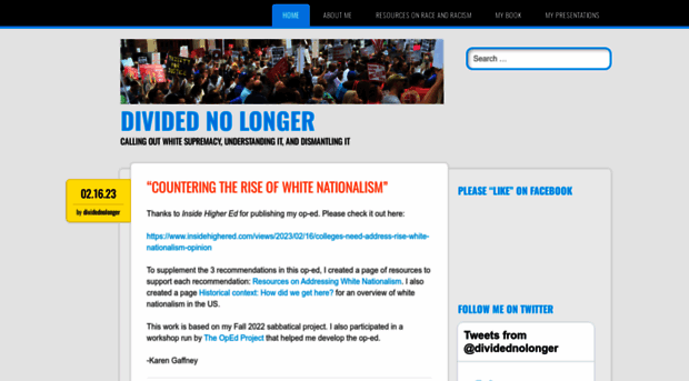 dividednolonger.com - divided no longer – calling ou... - Divided No Longer